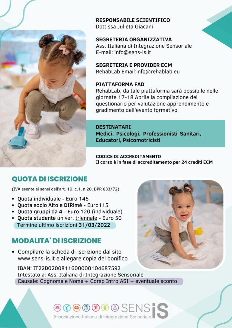 La teoria di Integrazione Sensoriale di Ayres® - DIRimè Italia